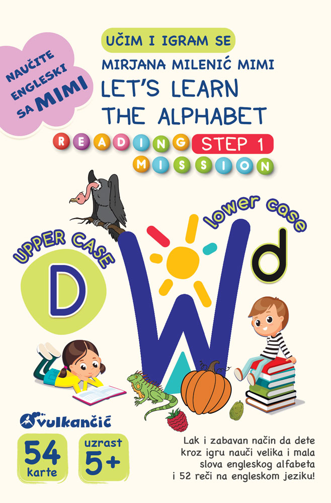 UČIM I IGRAM SE - LET'S LEARN ALPHABET - KARTE - Mirjana Milenić ...